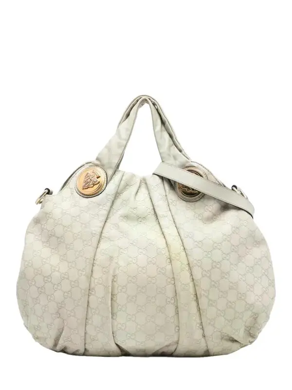 Gucci Large Sissima Hysteria Satchel - White