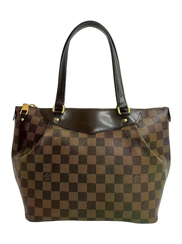LOUIS VUITTON 2014 Damier Ebene Westminster Pm Handbag - Brown