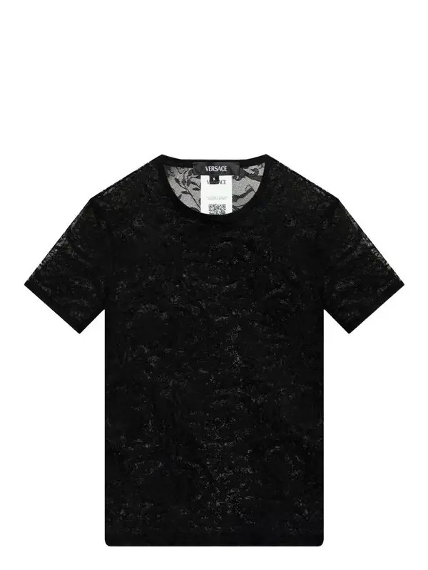 Versace Laced T-shirt - Black