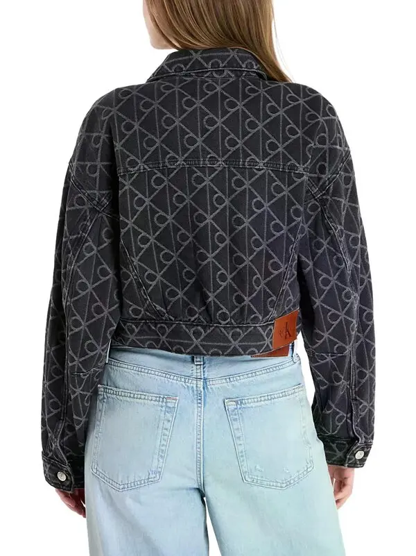 Calvin Klein Articulated Denim Jacket - Black