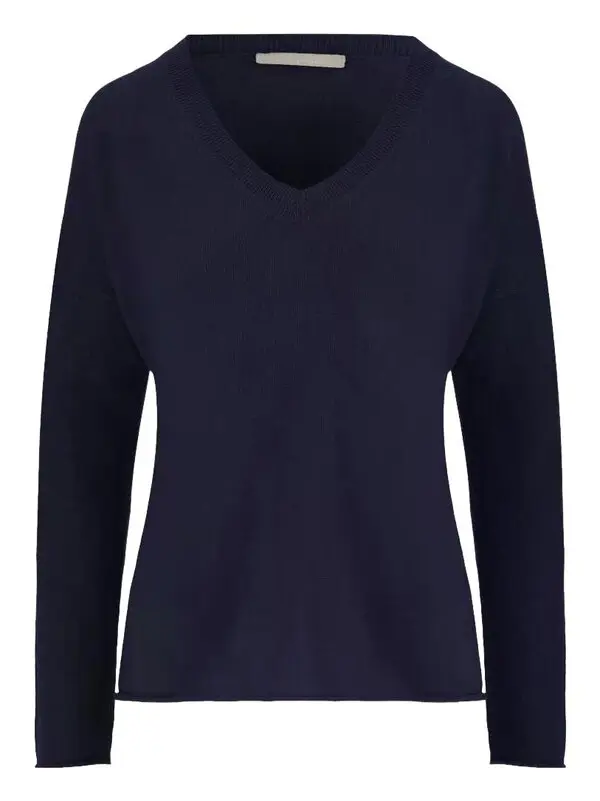 ALLUDE V-neck Sweater - Blue