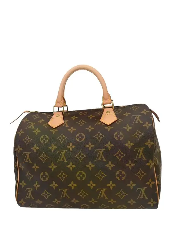 LOUIS VUITTON 1999 30 Speedy Monogram Handbag - Brown