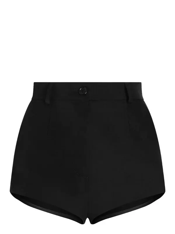 Dolce & Gabbana Button Detailed Shorts - Black