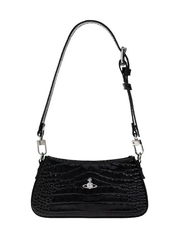 VIVIENNE WESTWOOD Embossed Orb Detail Tote Bag - Black