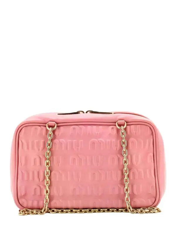 Miu Miu Softy Chain Camera Shoulder Bag - Pink