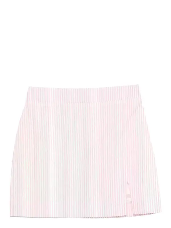 ROWEN ROSE Striped Mini Skirt - Pink