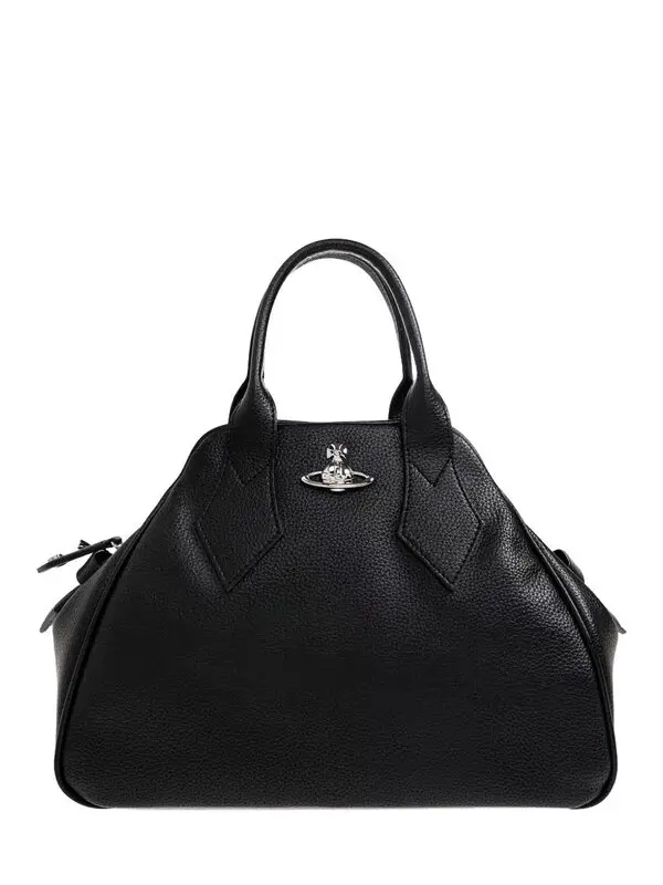 VIVIENNE WESTWOOD Yasmine Orb Top Handle Tote Bag - Black