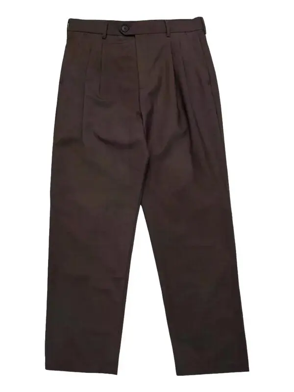 SELECTED Pleated Trousers - Brown