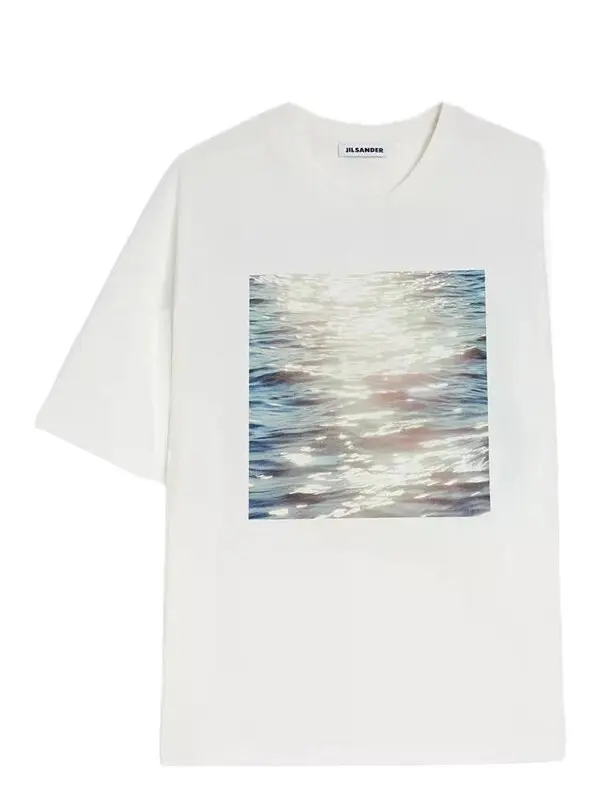 JIL SANDER Crew-neck T-shirt - White