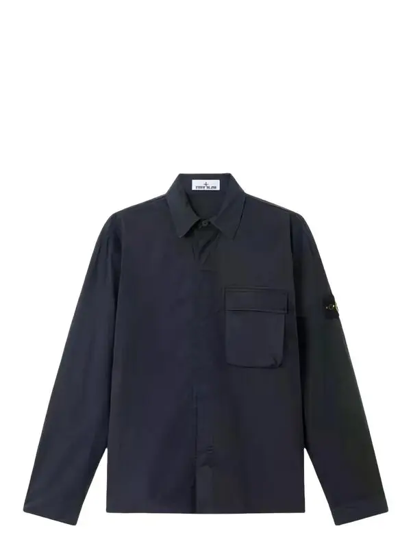 Stone Island Chest-pocket Shirt - Blue