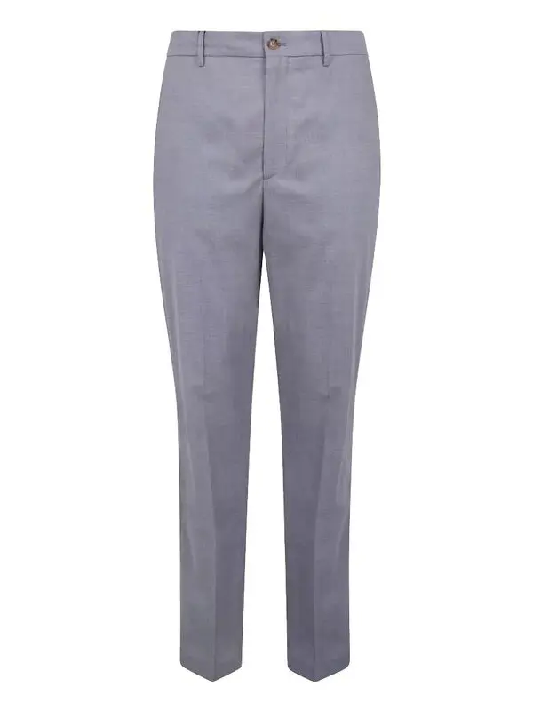 Etro Detail-embroidered Trousers - Grey
