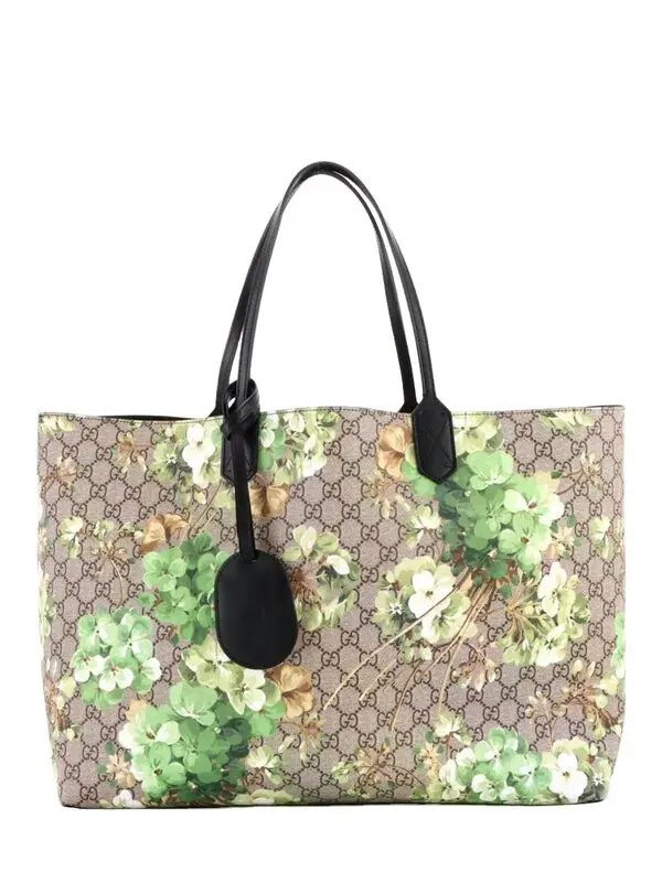 Gucci Reversible Blooms Gg Print Large Tote - Brown