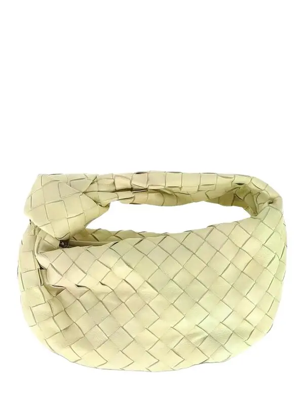 Bottega Veneta Mini Jodie Woven Leather Shoulder Bag - Neutrals