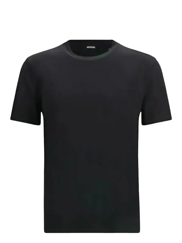 Zegna Crewneck Logo T-shirt - Black