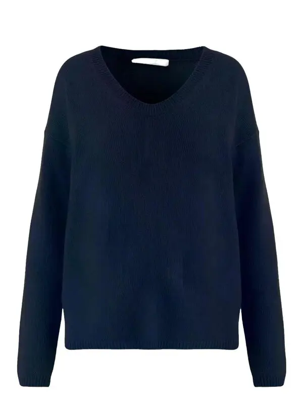 ALLUDE Ribbed Sweater - Blue