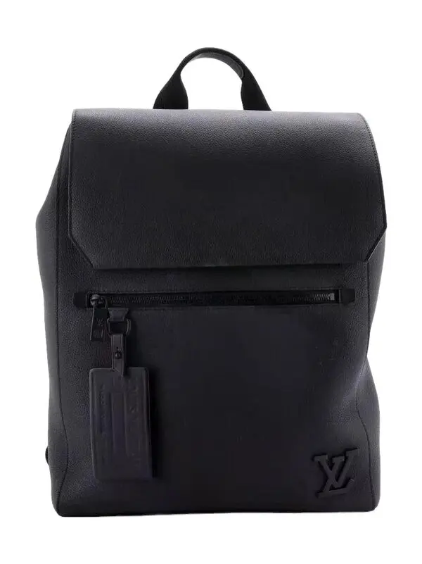 LOUIS VUITTON Fastline Leather Backpack - Black