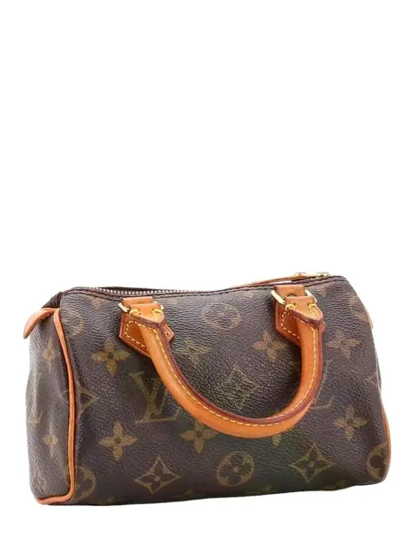 LOUIS VUITTON Speedy Mini Hl Handbag Monogram - Brown