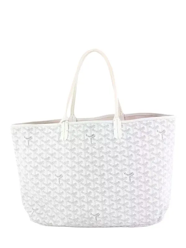 Goyard Saint Louis Coated Canvas Pm Tote Bag - White