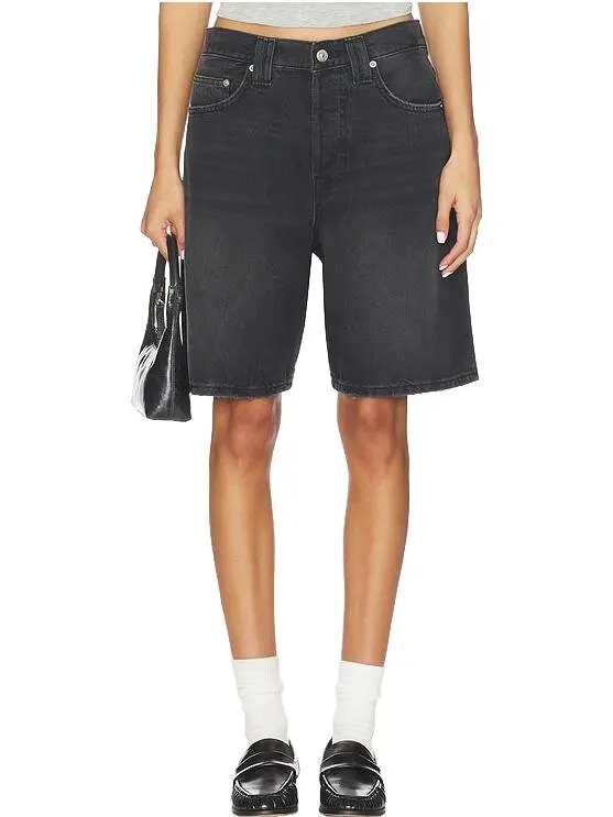 Free People X We The Free Montana Undone Hem Short - Black
