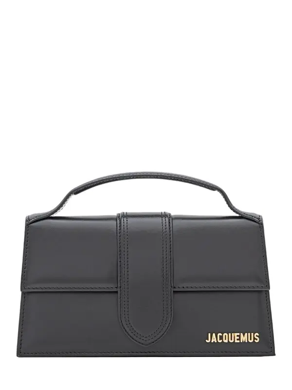 Jacquemus Le Grand Bambino Leather Bag - Black