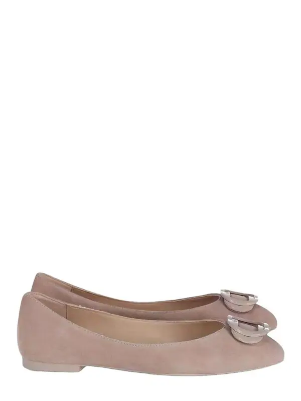 STUART WEITZMAN Ballet Buckle Ballet Flats - Neutrals