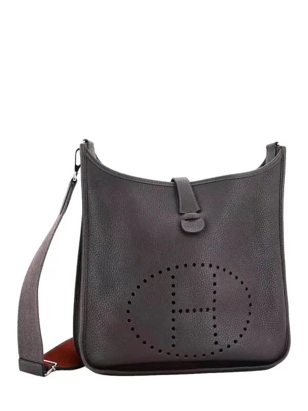 Hermès Evelyne Iii Clemence Pm Crossbody Bag - Grey