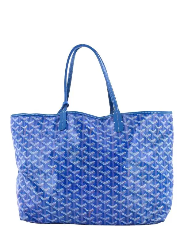 Goyard Saint Louis Coated Canvas Pm Tote Bag - Blue