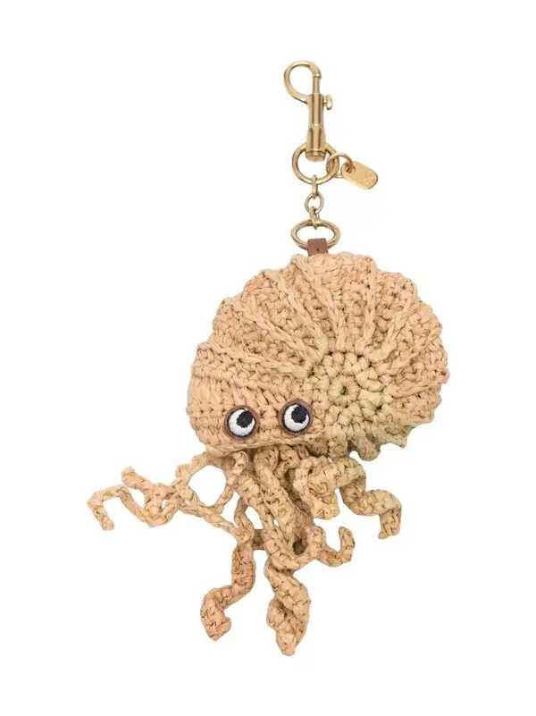 ANYA HINDMARCH Hermit Crab Charm Keyring - Neutrals