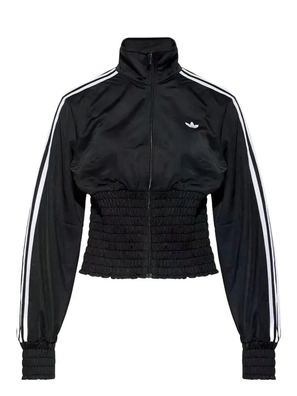 Adidas Firebird Smocked Stripe Jacket - Black