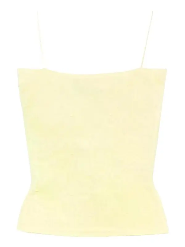 Jacquemus Plumetis Top - Yellow