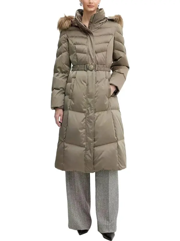 Guess Hooded Padded Coat - Neutrals