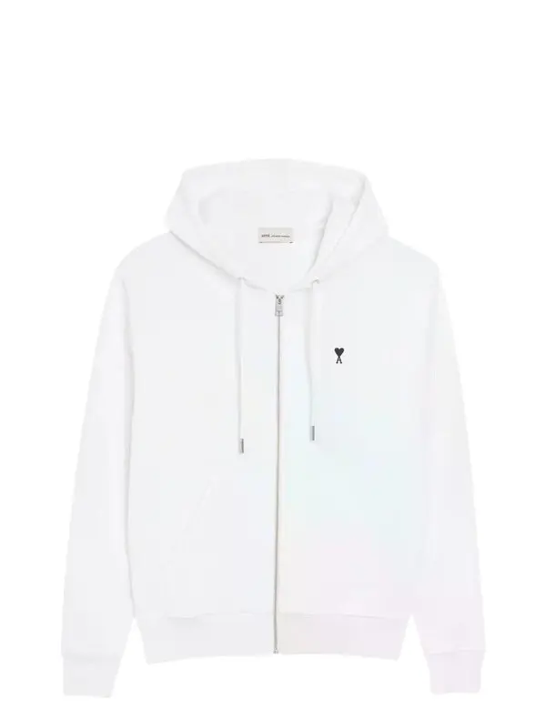 Ami Zip-up Hoodie - White