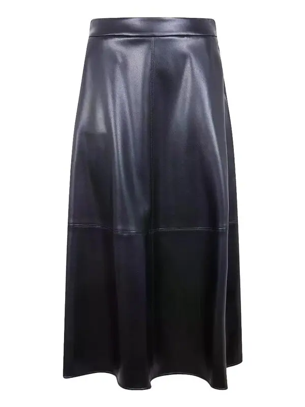 Max Mara Panelled A-line Skirt - Black
