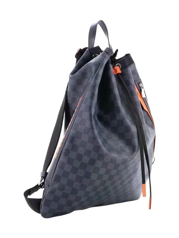 LOUIS VUITTON Limited Edition Damier Cobalt Race Backpack - Blue