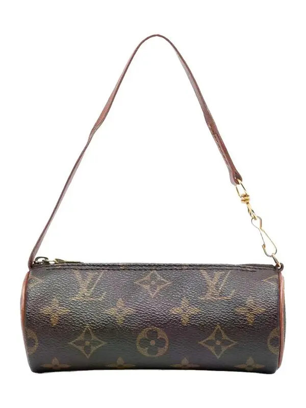 LOUIS VUITTON 1990-2025 Monogram Papillon Pochette - Brown