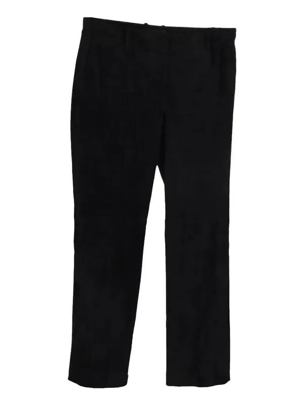 JOSEPH Straight-leg Trousers - Black