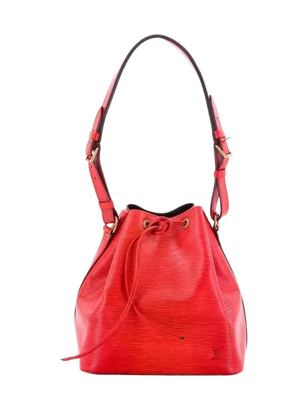 LOUIS VUITTON Petit Noe Bucket Bag Epi Leather - Red