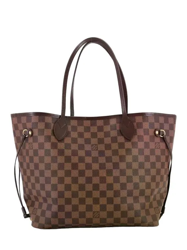LOUIS VUITTON Neverfull Damier Mm Tote Bag - Brown