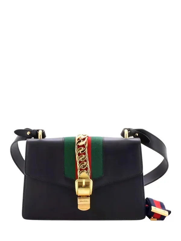 Gucci Sylvie Small Shoulder Bag - Black