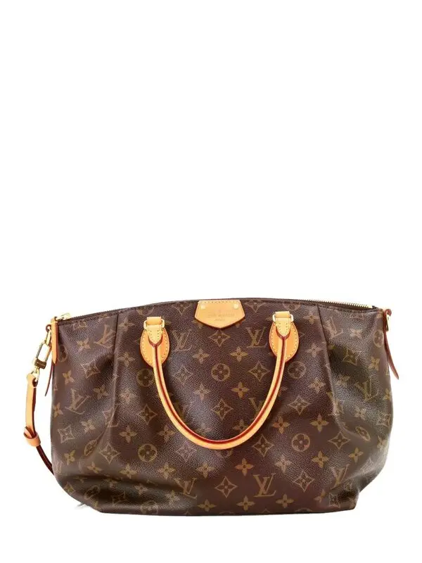 LOUIS VUITTON Turenne Handbag Monogram Canvas Mm Satchel - Brown