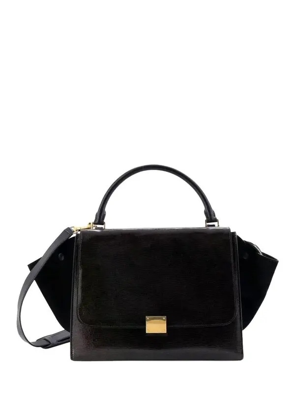 Celine Trapeze Small Satchel - Black