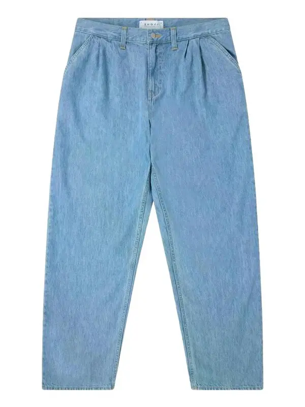 Edwin Pleated Trousers - Blue