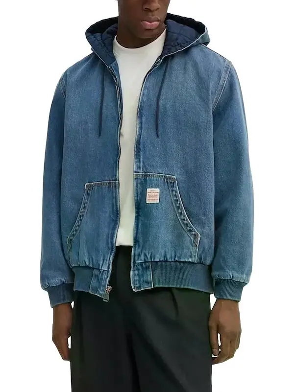 LEVI'S Denim Hooded Jacket - Blue