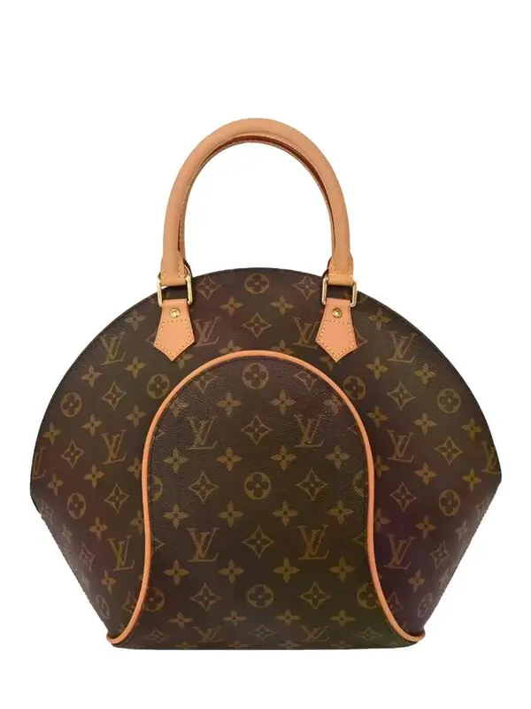 LOUIS VUITTON 2002 Mm Ellipse Monogram Handbag - Brown