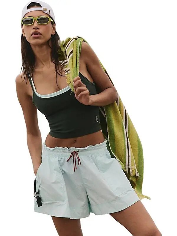 Free People Horizon Hike Shorts - Frosty