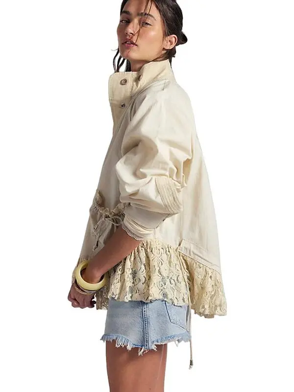 Free People We The Free Outset Jacket - Almond Flour