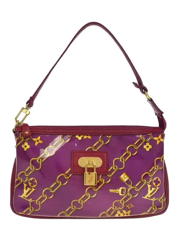 LOUIS VUITTON 2006 Pochette Shoulder Bag - Purple