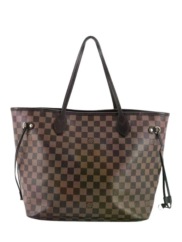 LOUIS VUITTON Neverfull Mm Damier Tote Bag - Brown