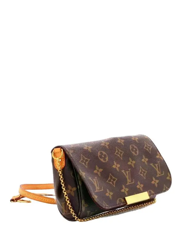 LOUIS VUITTON Favorite Handbag Monogram Canvas Pm - Brown