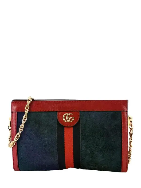 Gucci Ophidia Chain Small Shoulder Bag - Blue